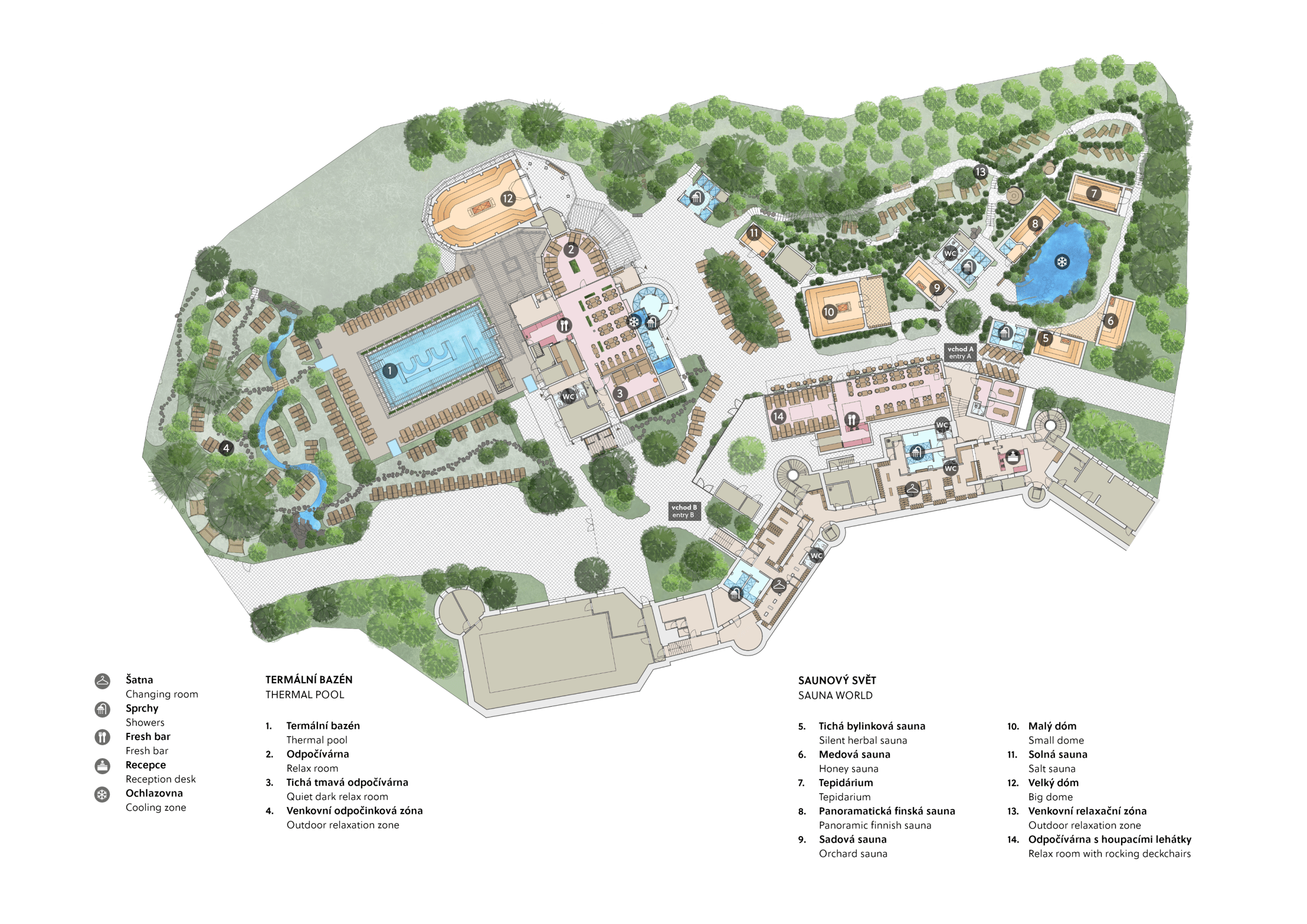 Termální bazén | Infinit Sen